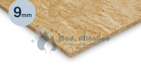 Placa OSB 3 2500 x 1250 x 9MM Pré-Envernizado XTRA | Mad. Atlântico ...